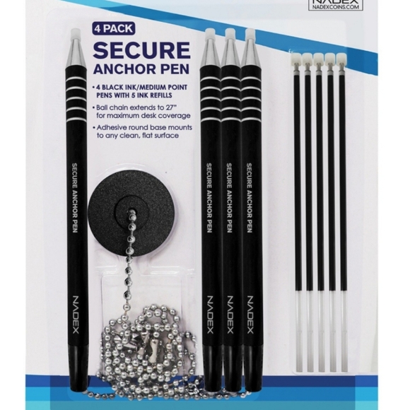 Office | 4pack Securecounter Ballpoint Pens Black | Poshmark